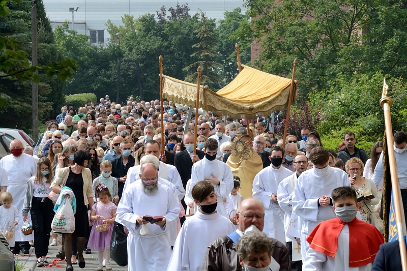 Procesja w uroczystość Bożego Ciała - Parafia pw. Przemienienia ...